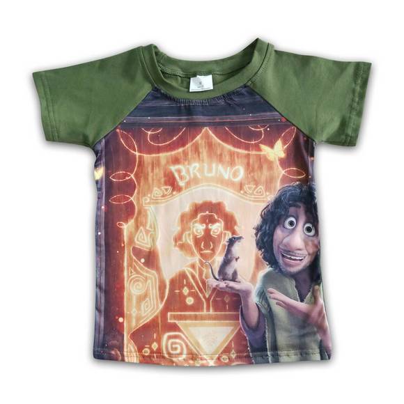 AIER WHOLESALE | Shirts & Tops | New Aier Wholesale Boys We Dont Talk About Bruno Shirt In Green ...